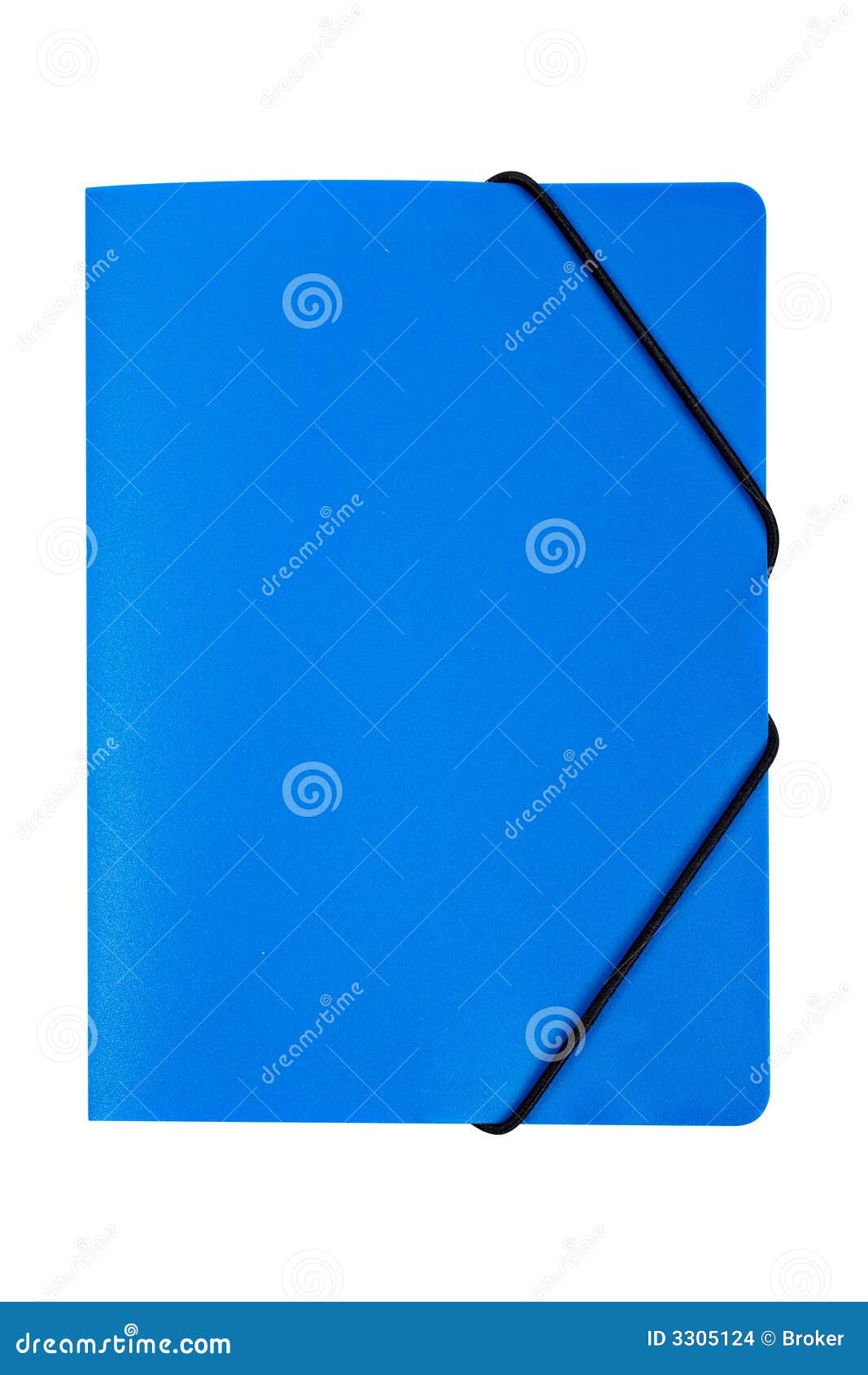 Blue folder isolated stock photo. Image of important, attachment - 3305124