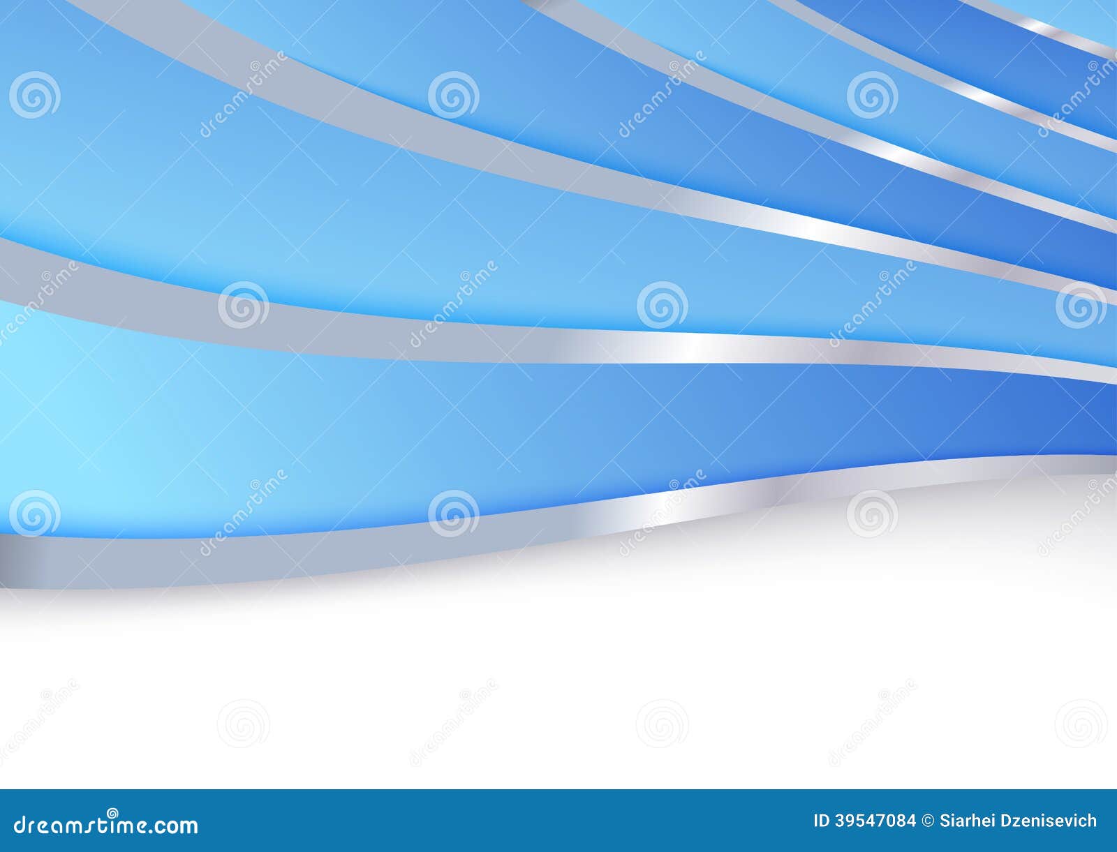 Blue Folder Template Metal Borders Stock Vector - Illustration of cover ...