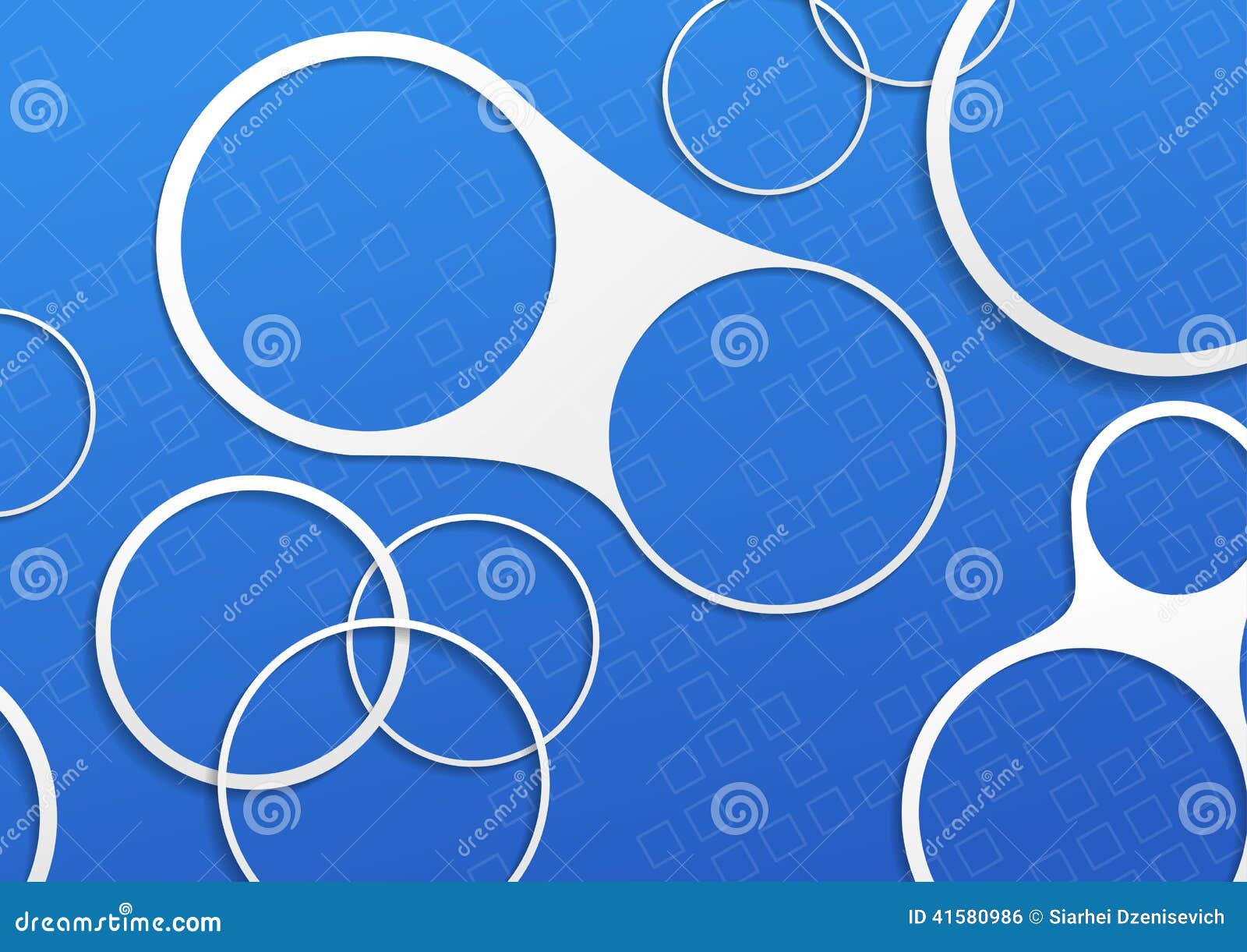 Blue Folder White Circle Design Elements Stock Vector - Illustration of ...