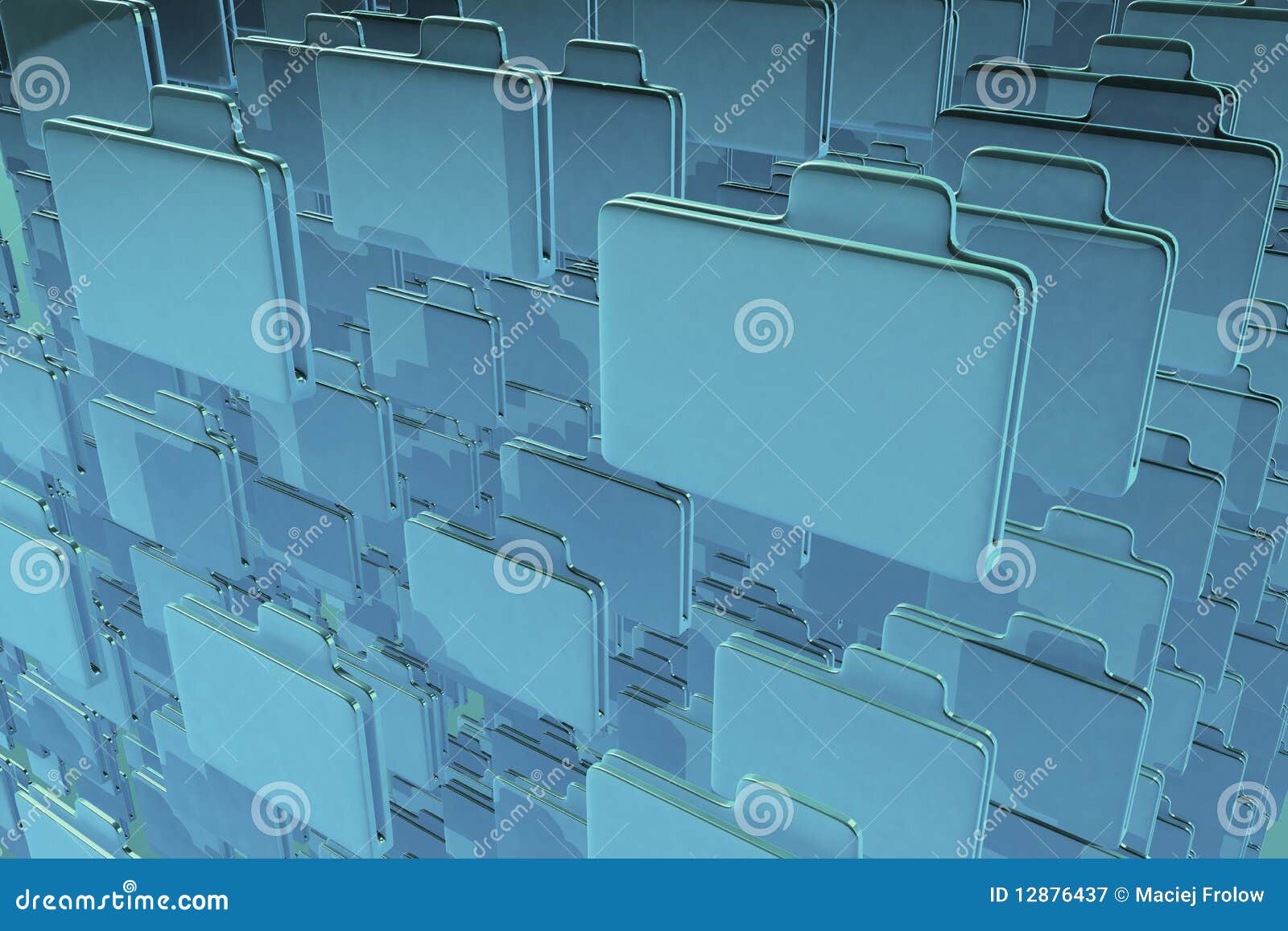 Blue Folders stock illustration. Illustration of pattern - 12876437