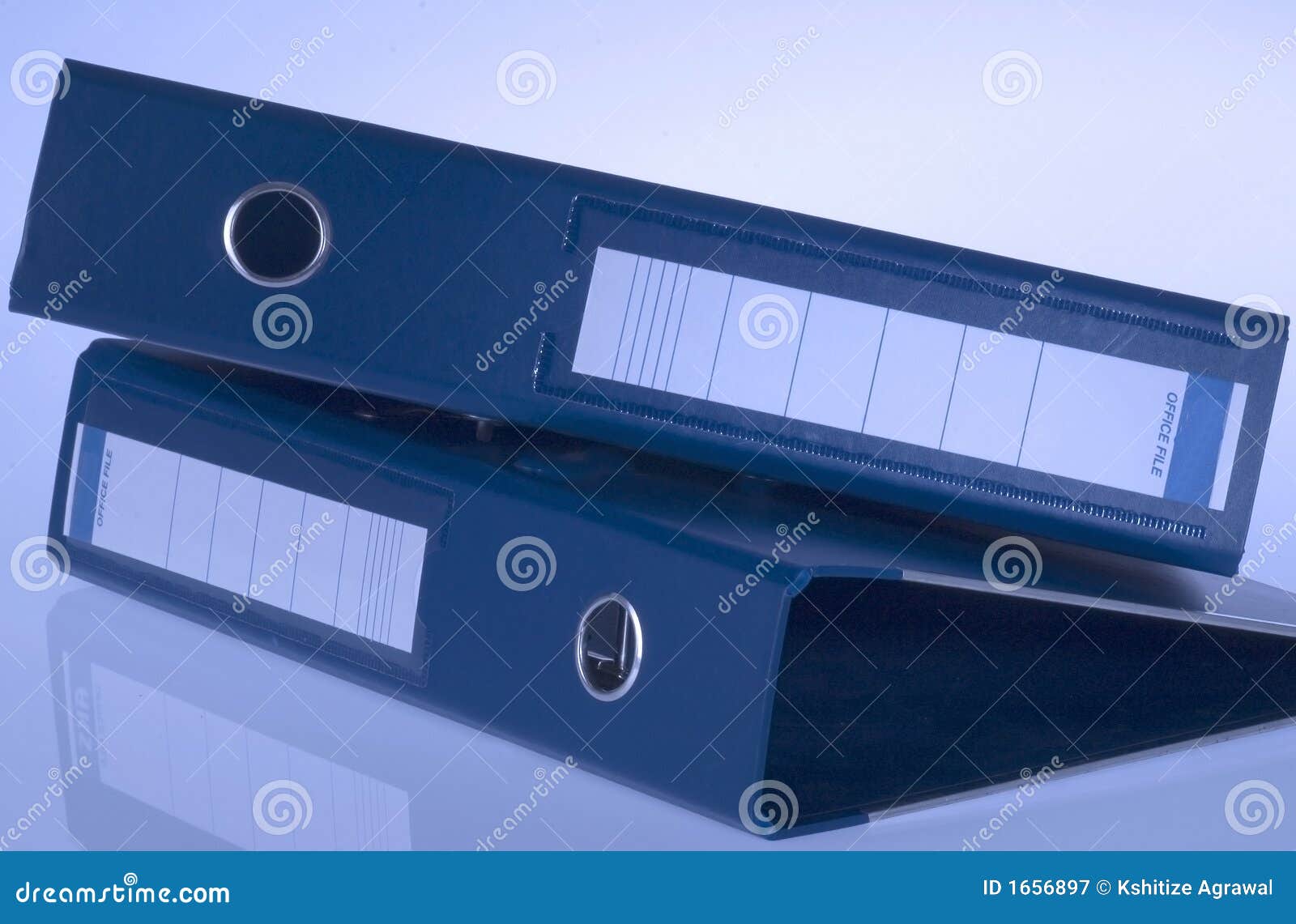 Blue Folders stock image. Image of folders, bright, folder - 1656897