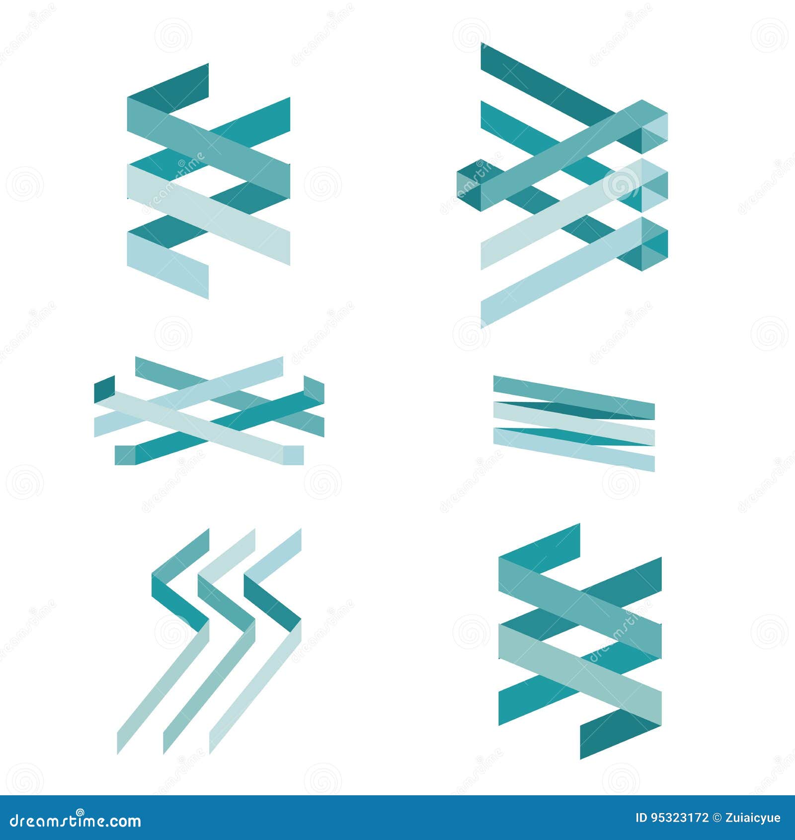 Blue folding icon stock vector. Illustration of modern - 95323172