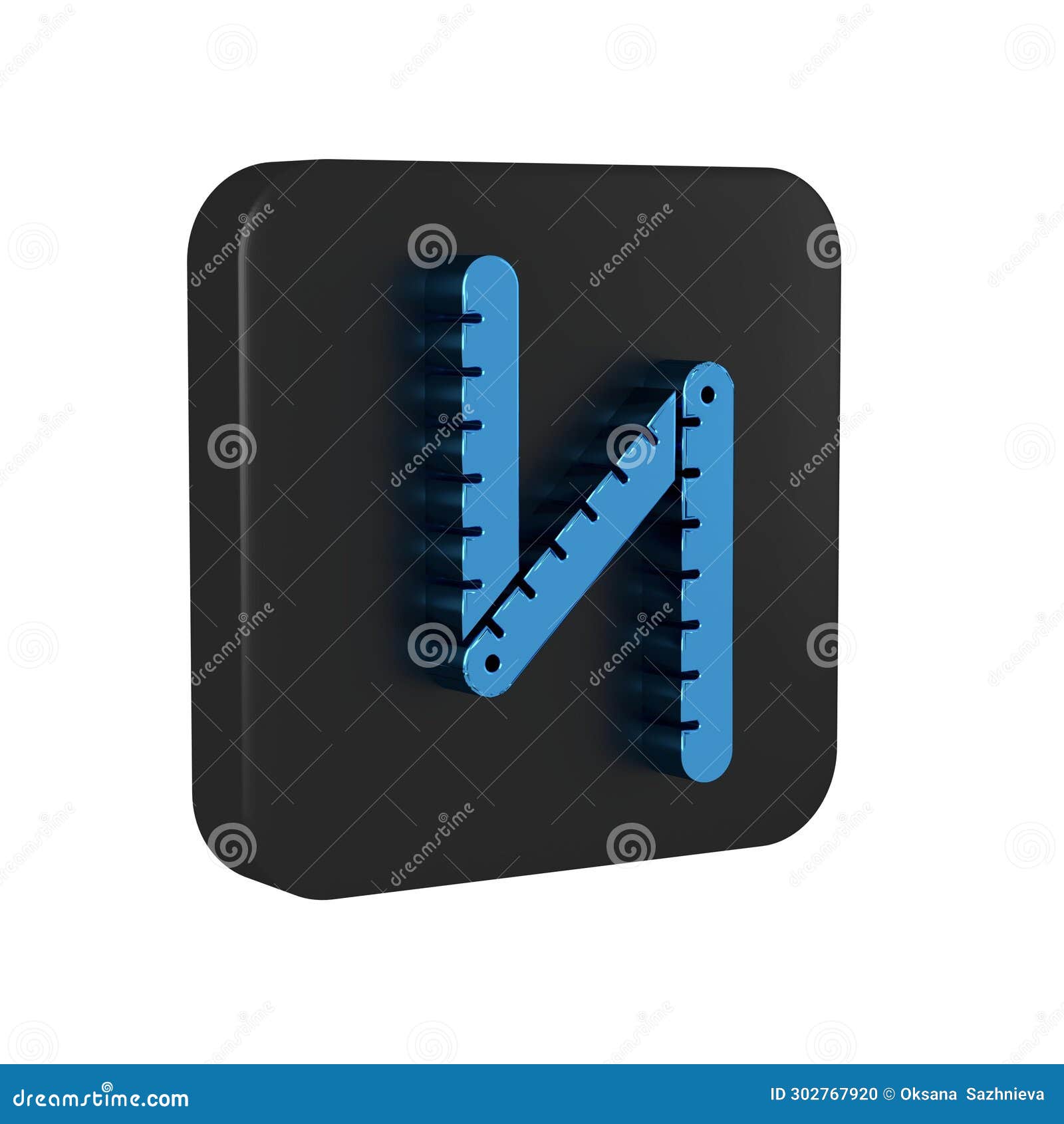 Folding Ruler Cartoon Vector | CartoonDealer.com #51114681