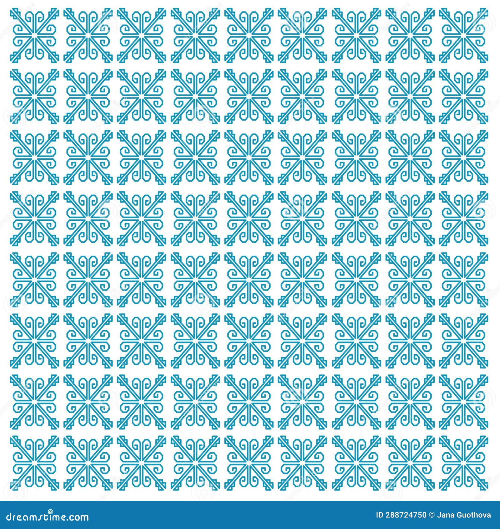 Folk Ornamental. Mezen Painting Seamless Pattern. Wood Texture ...