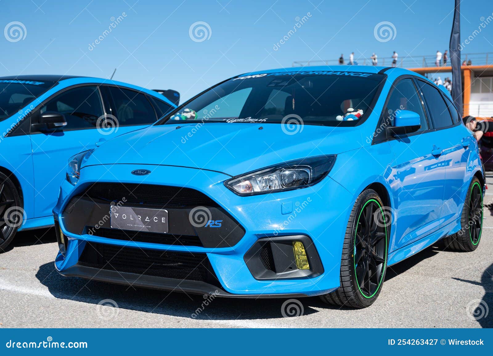 Blue Ford Focus Rs3 Parked on the Side of a Road Editorial Photography ...