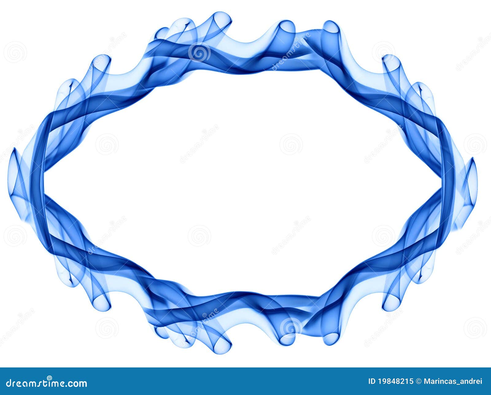 Blue frame stock illustration. Illustration of blog, smoke - 19848215