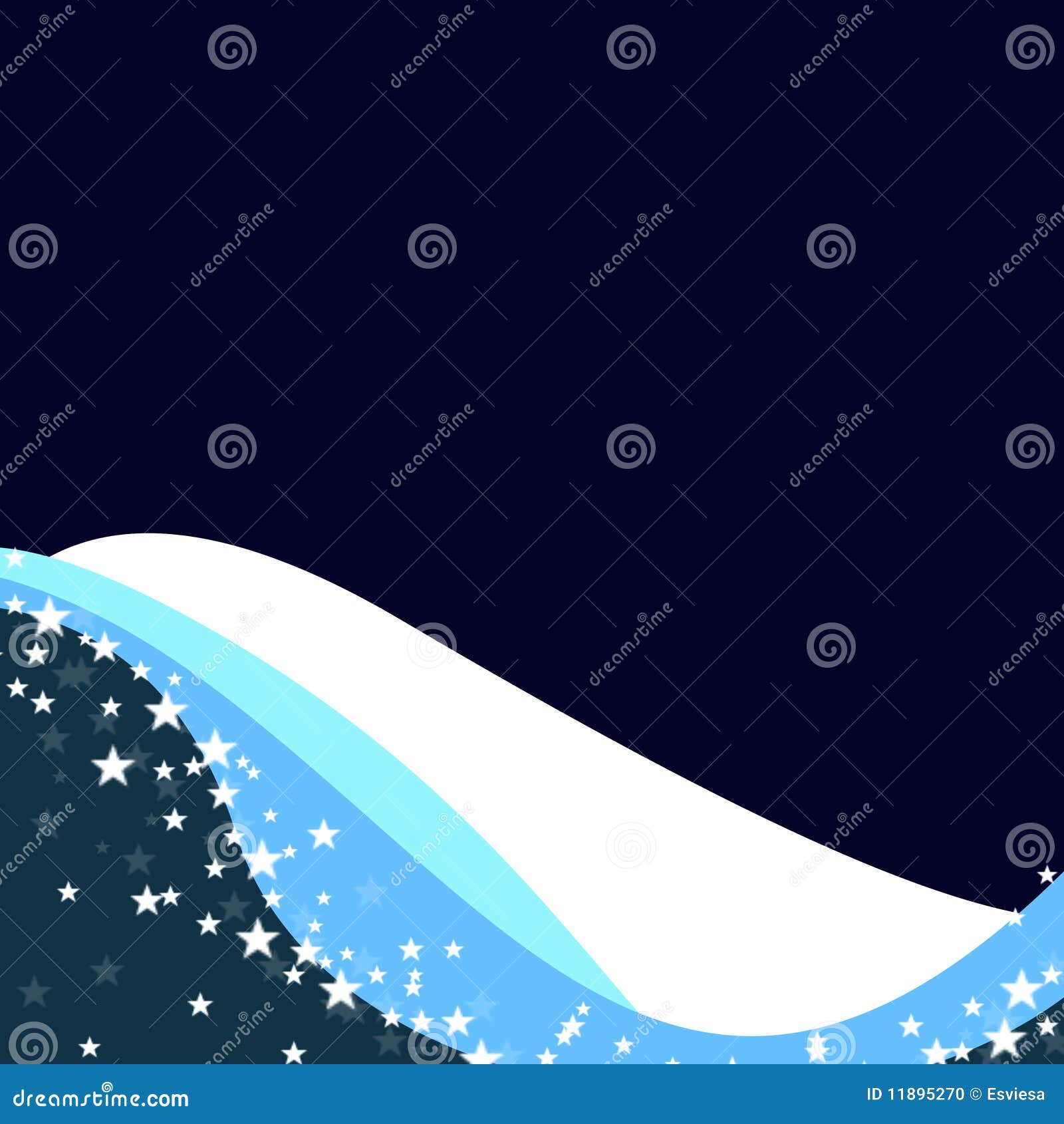 Blue Frame for Congratulations Cards Stock Illustration - Illustration ...