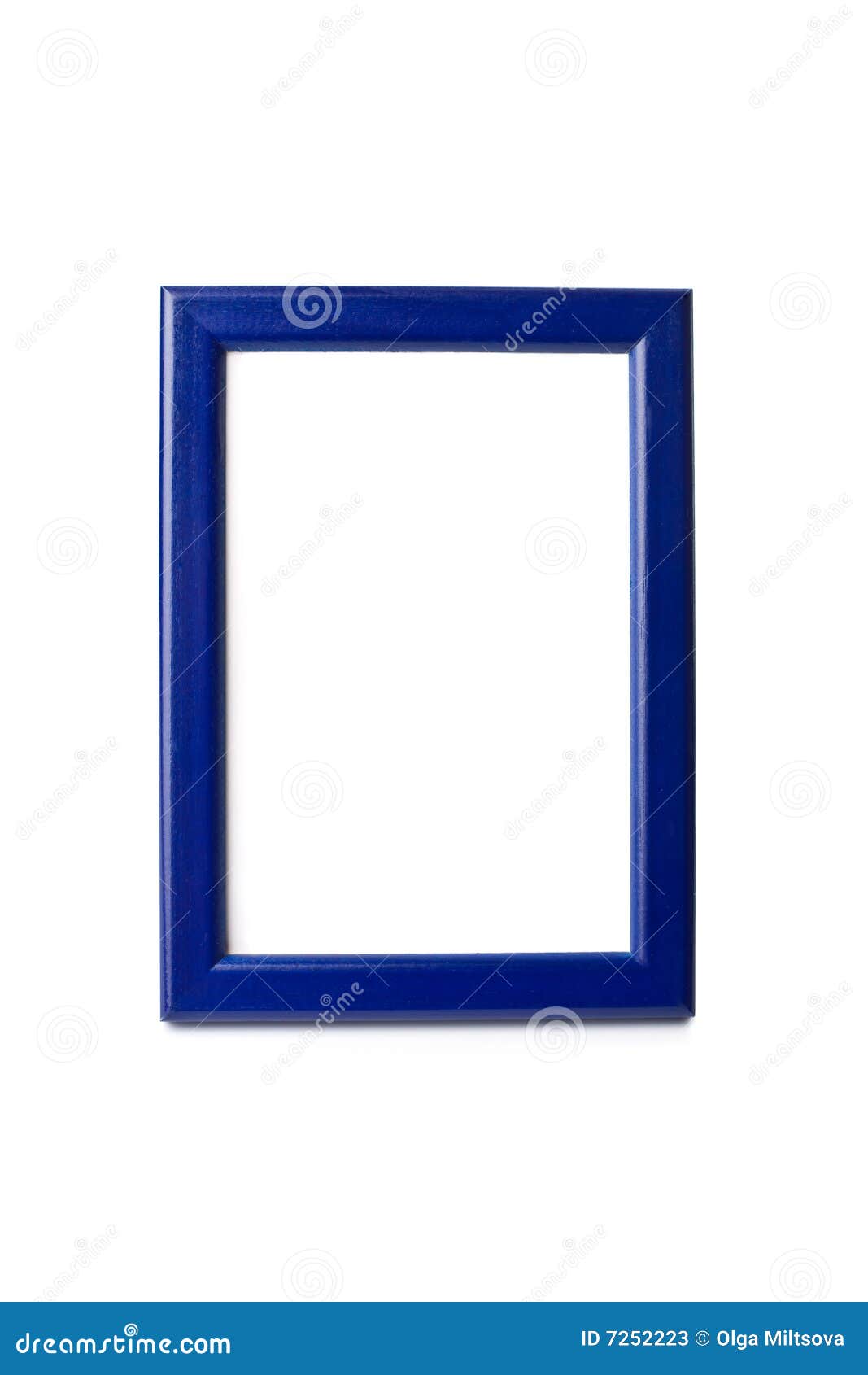 Blue frame isolated stock image. Image of exhibition, furniture - 7252223