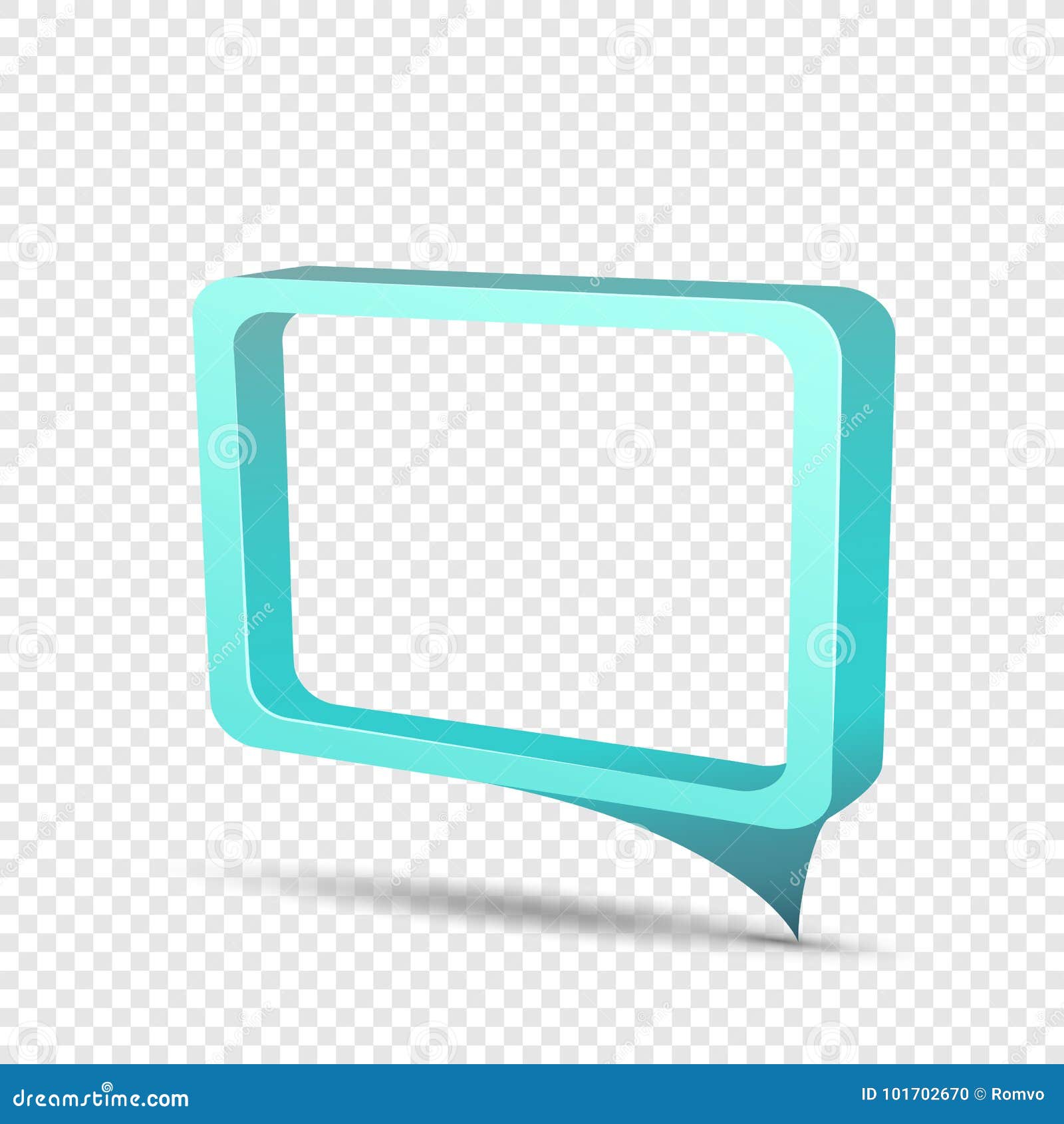 Sticker Of Rectangular Table Clock In Flat Cartoon Style Isolated On ...