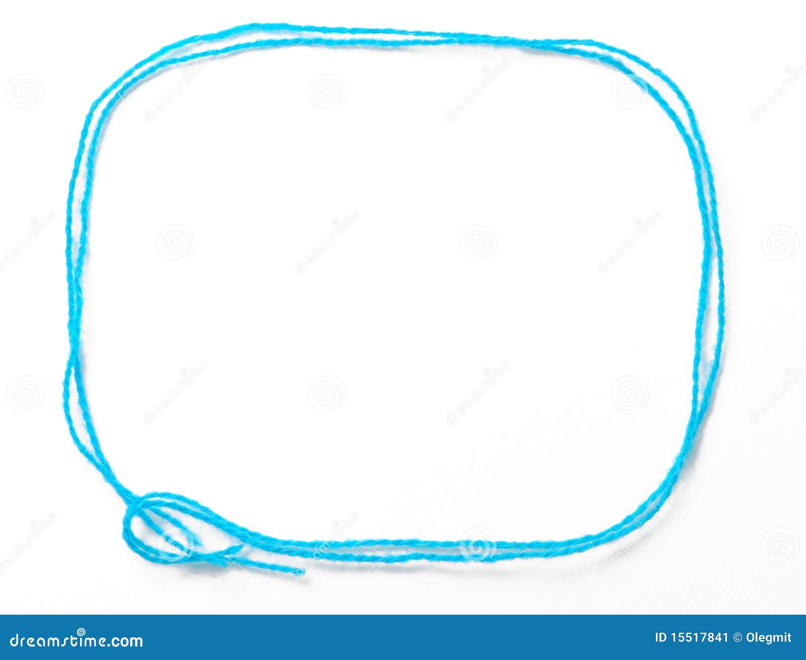 Blue frame of thread stock image. Image of yarn, blue - 15517841