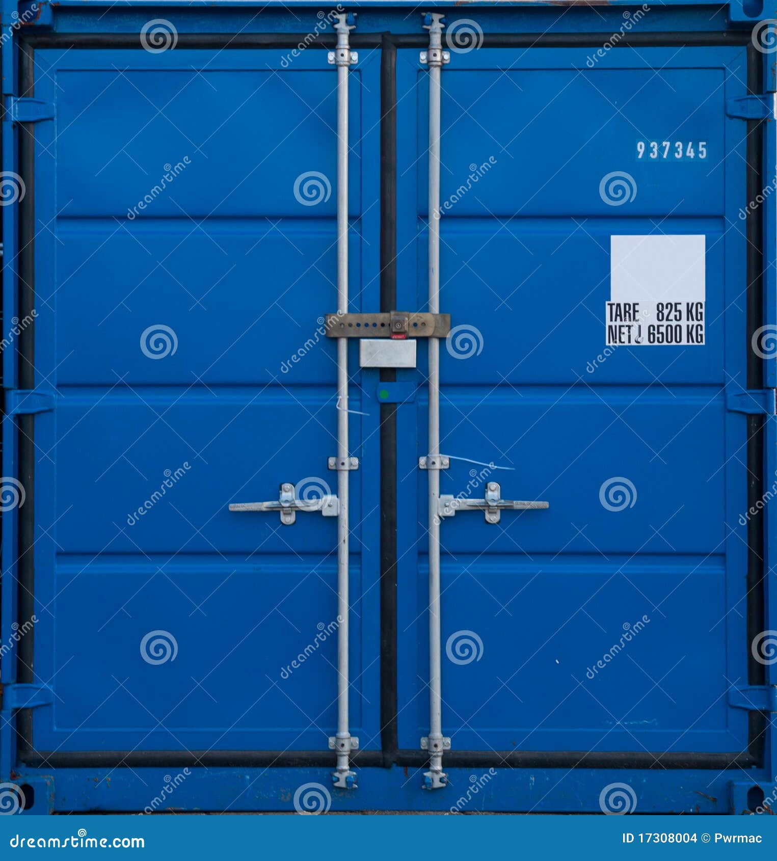 Blue freight container stock photo. Image of locked, transportation ...