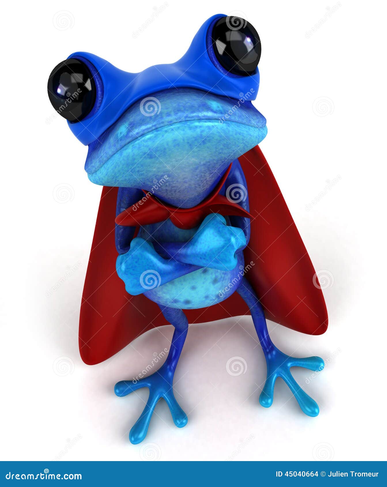 Blue frog stock illustration. Illustration of toad, wildlife - 45040664