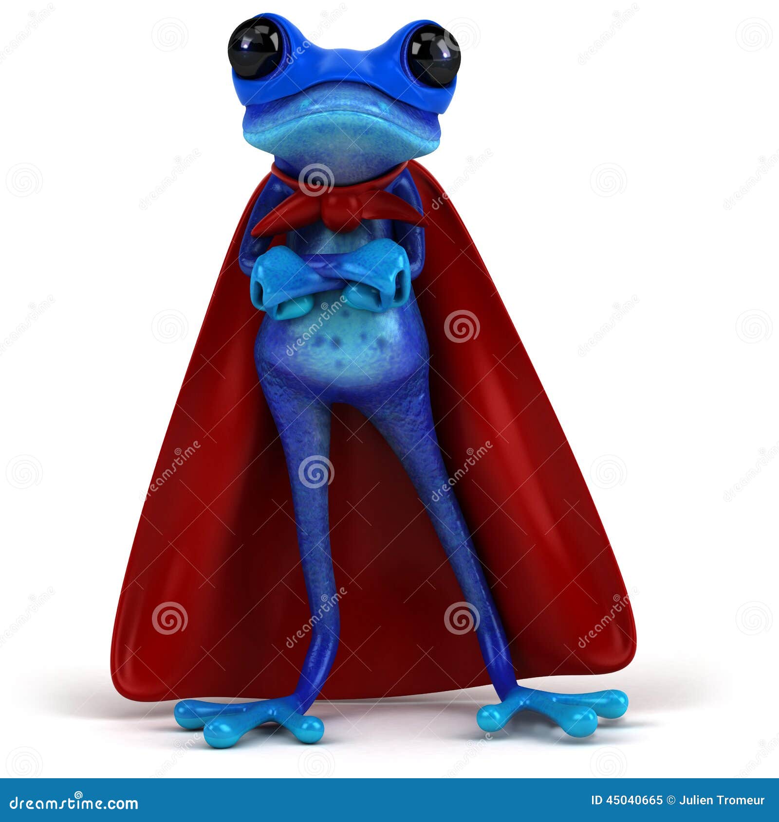 Blue frog stock illustration. Illustration of jump, toes - 45040665