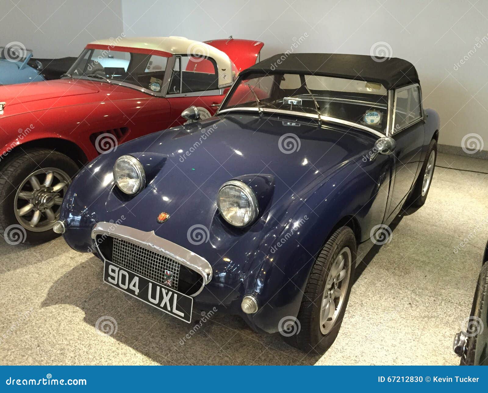 Blue Frog Eye Sprite Austin Healey Editorial Image - Image of healey ...