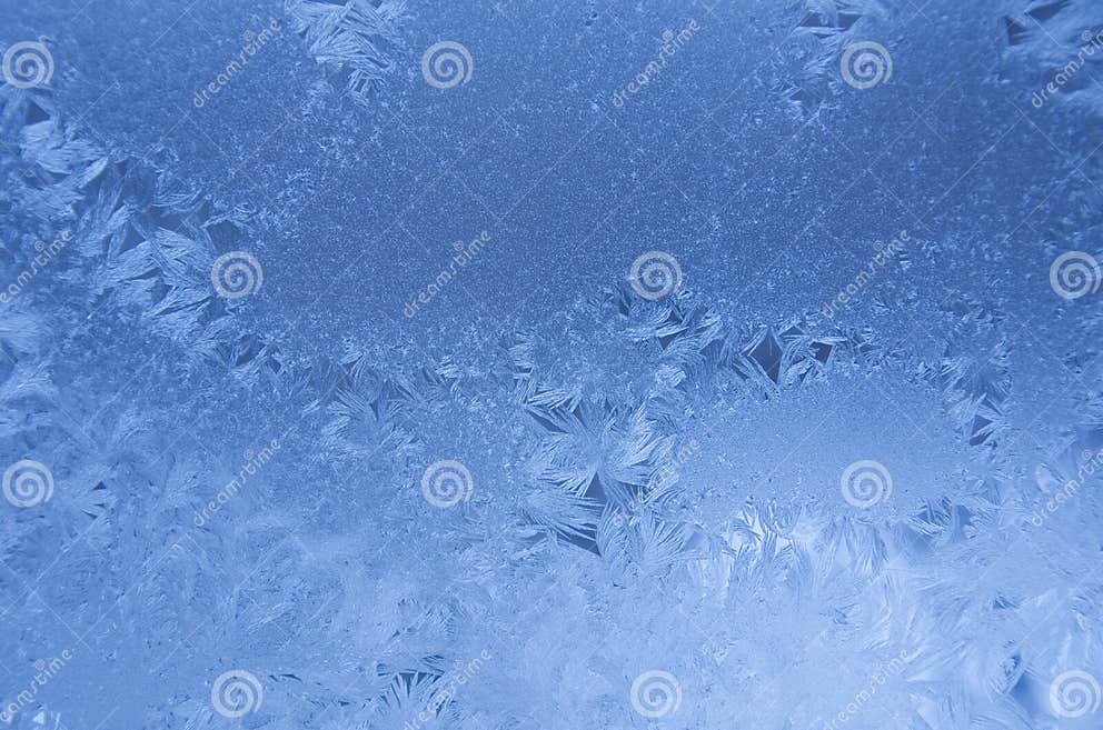 Blue frost pattern stock image. Image of frost, frostwork - 18687805