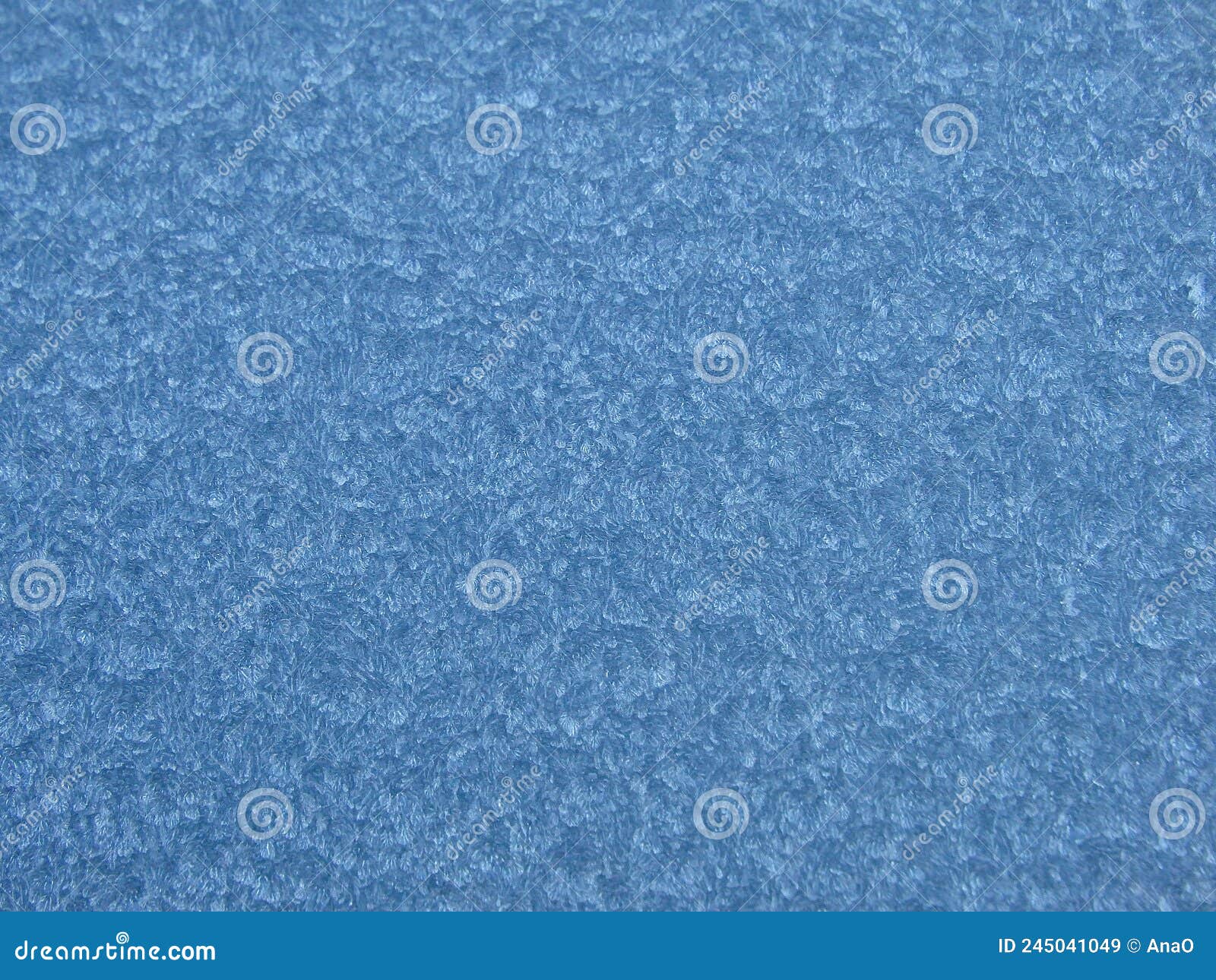 Blue Frost Texture. Thawed Hoarfrost Gradient Frost Pattern on Surface ...