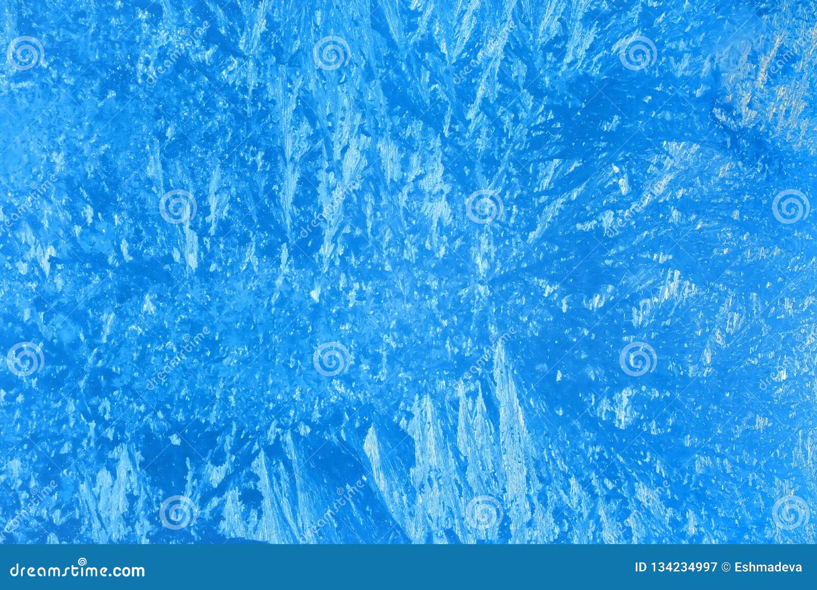 Blue Frosted Glass Texture