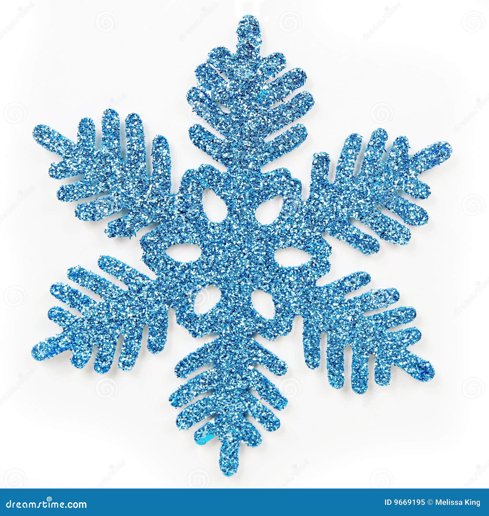 Blue frosted snowflake stock illustration. Illustration of frozen - 9669195