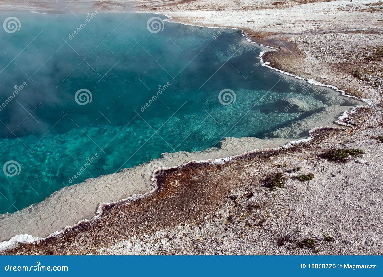 Blue Funnel Spring stock photo. Image of geothermal, landscape - 18868726