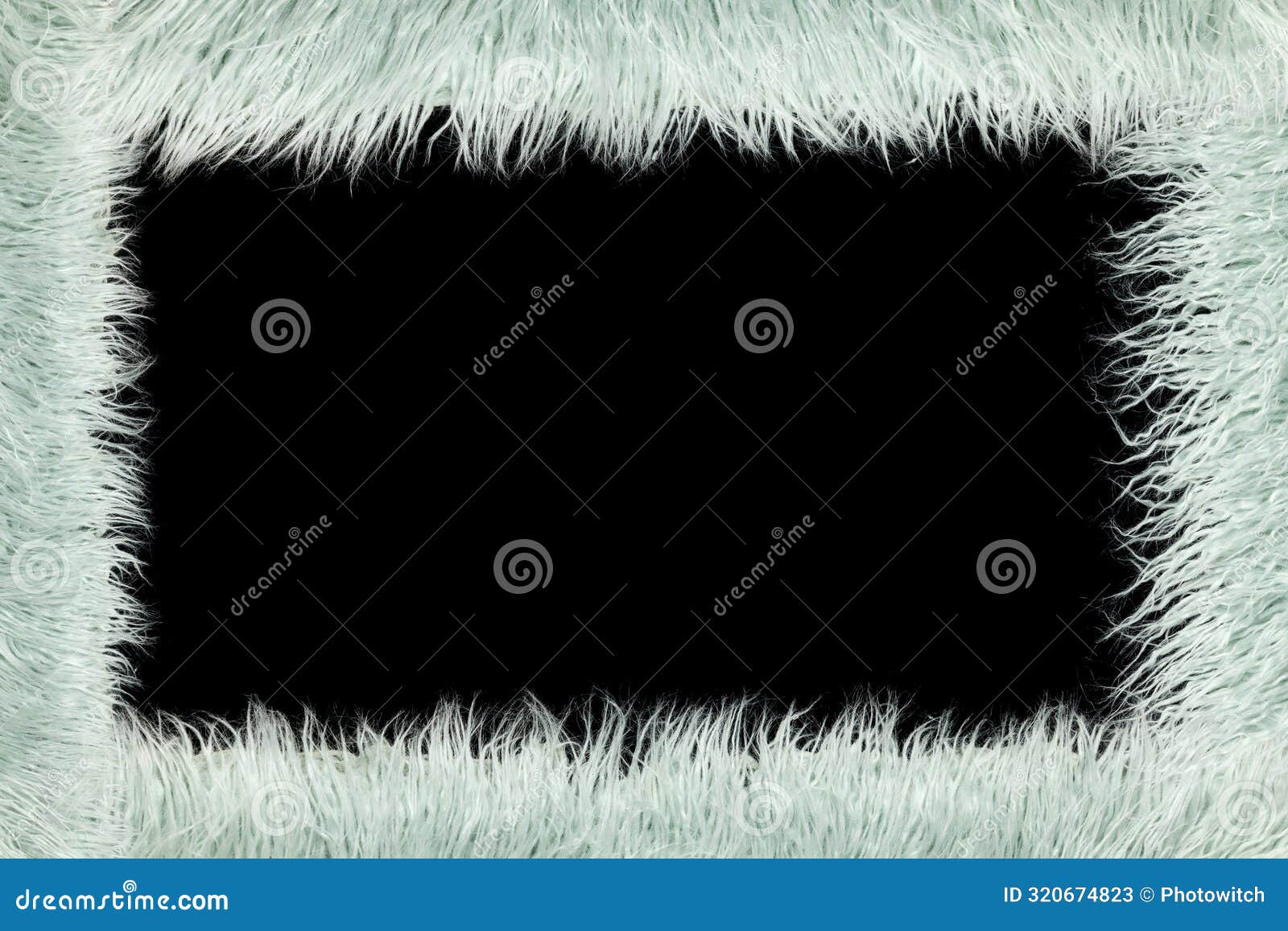 Blue fur border stock illustration. Illustration of pile - 320674823