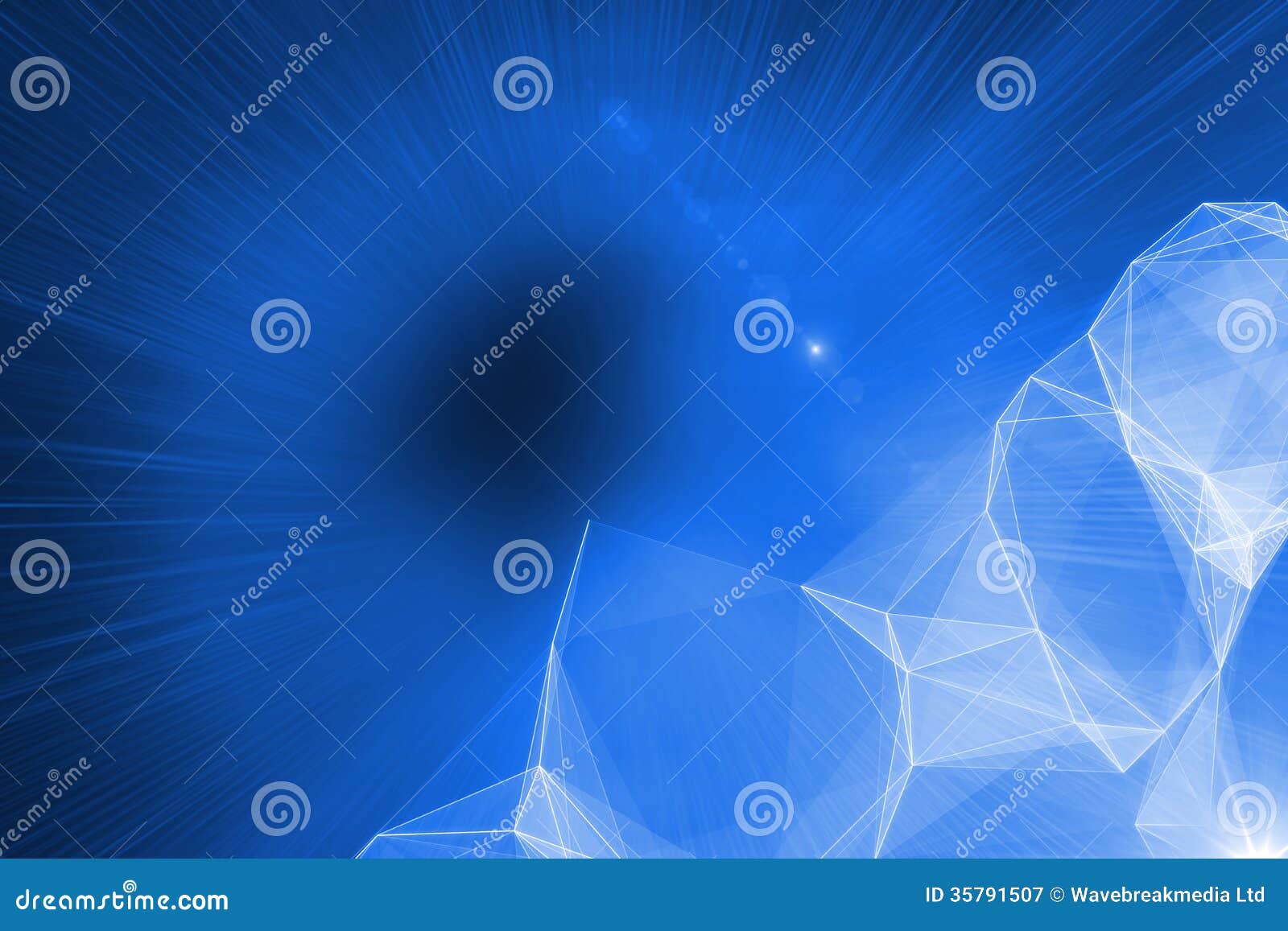Blue futuristic background stock illustration. Illustration of design ...