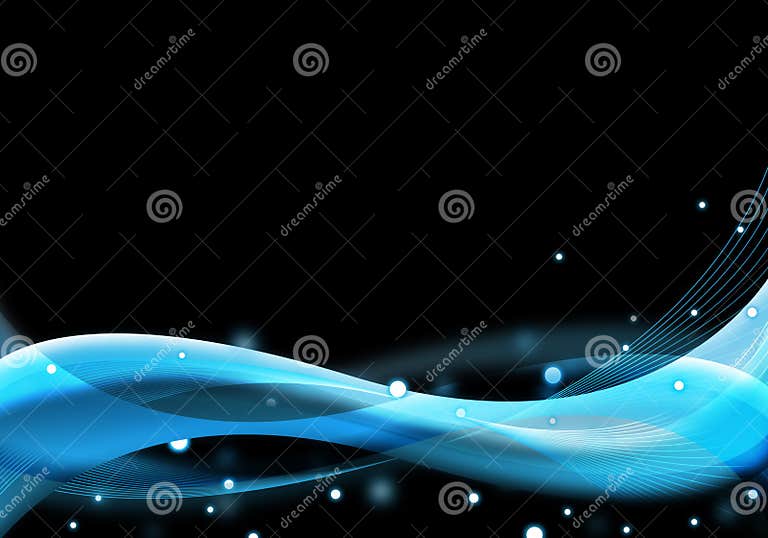 Blue futuristic design stock illustration. Illustration of abstractly ...