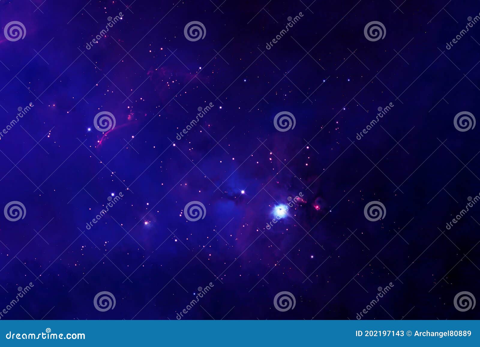 Blue Galaxy in Deep Space. Elements of this Image Furnished by NASA ...
