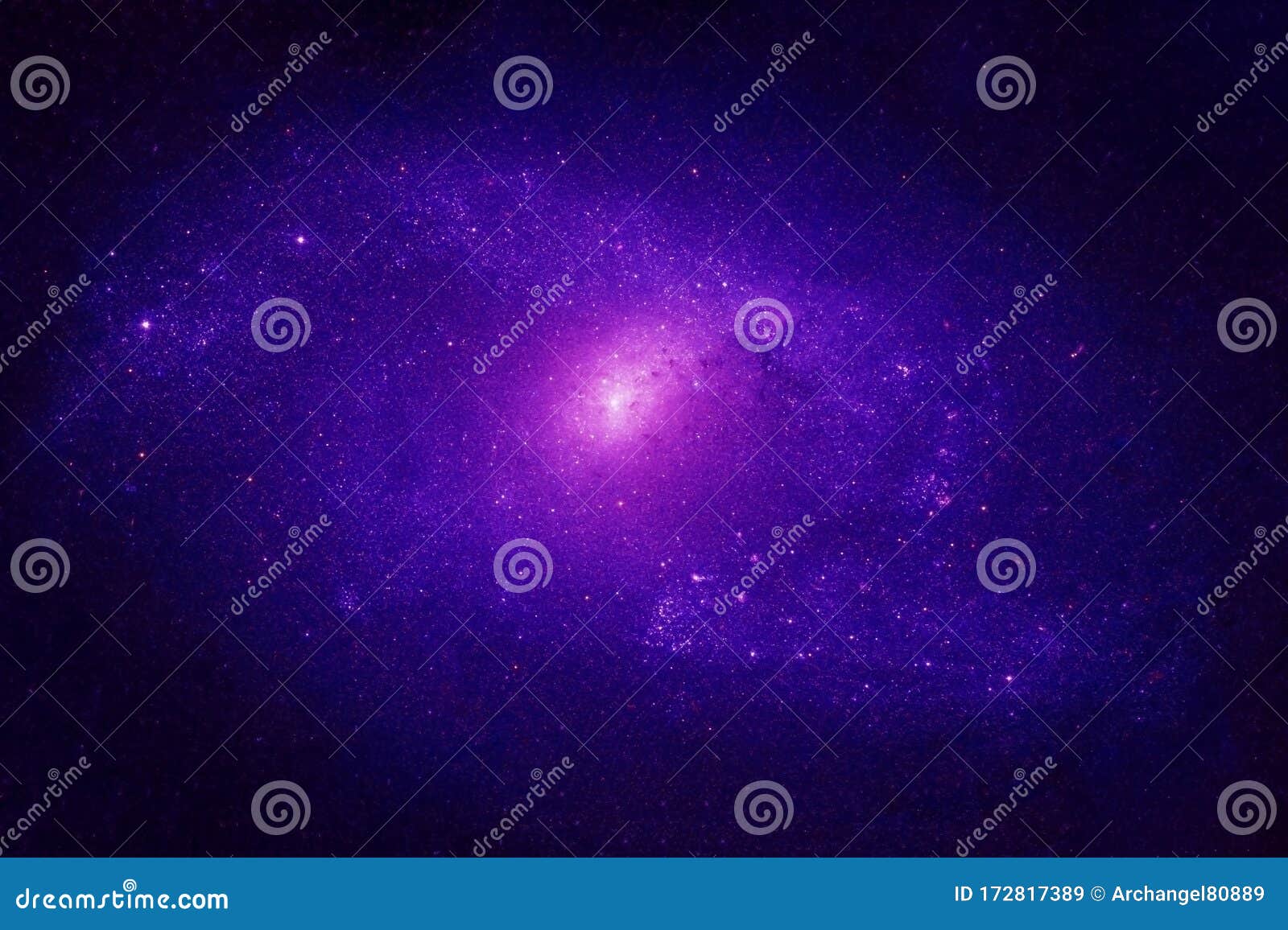A Blue Galaxy in Deep Space. Elements of this Image Were Furnished by ...