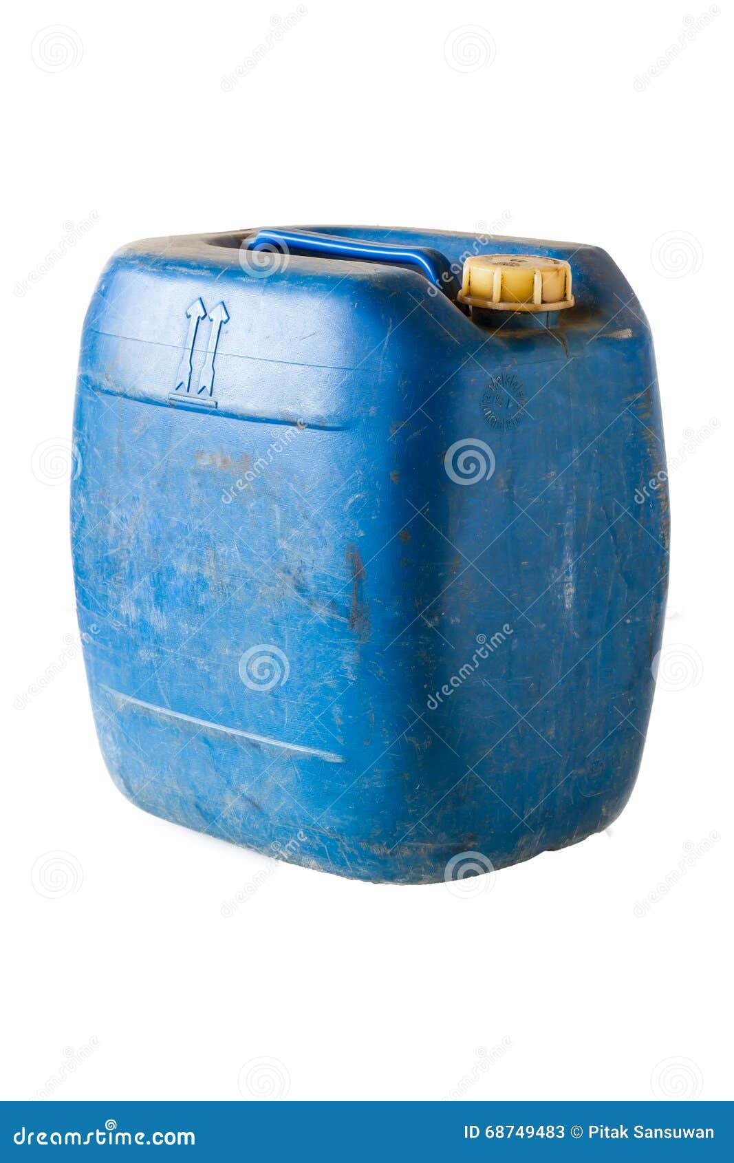 Blue gallon stock image. Image of bottle, dirty, gallon - 68749483