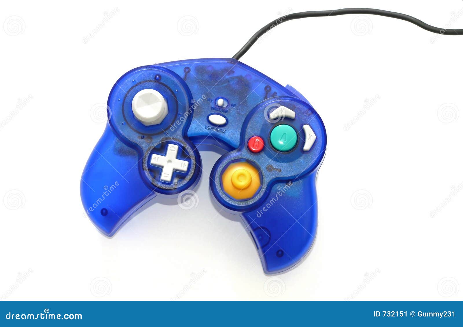 Blue Gaming Joypad stock image. Image of lose, tech, controller - 732151