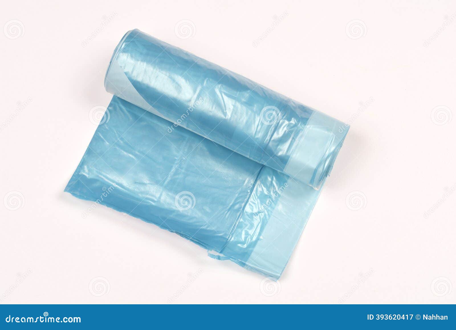 Blue Garbage Bin On Rural Gravel Path, Trees In Background, Outdoor ...