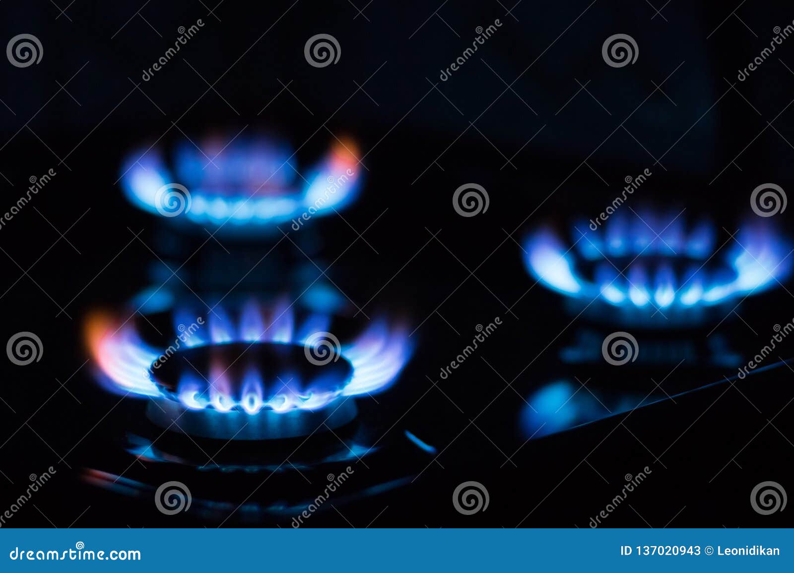 Blue gas flame stock image. Image of energy, heat, cook - 137020943