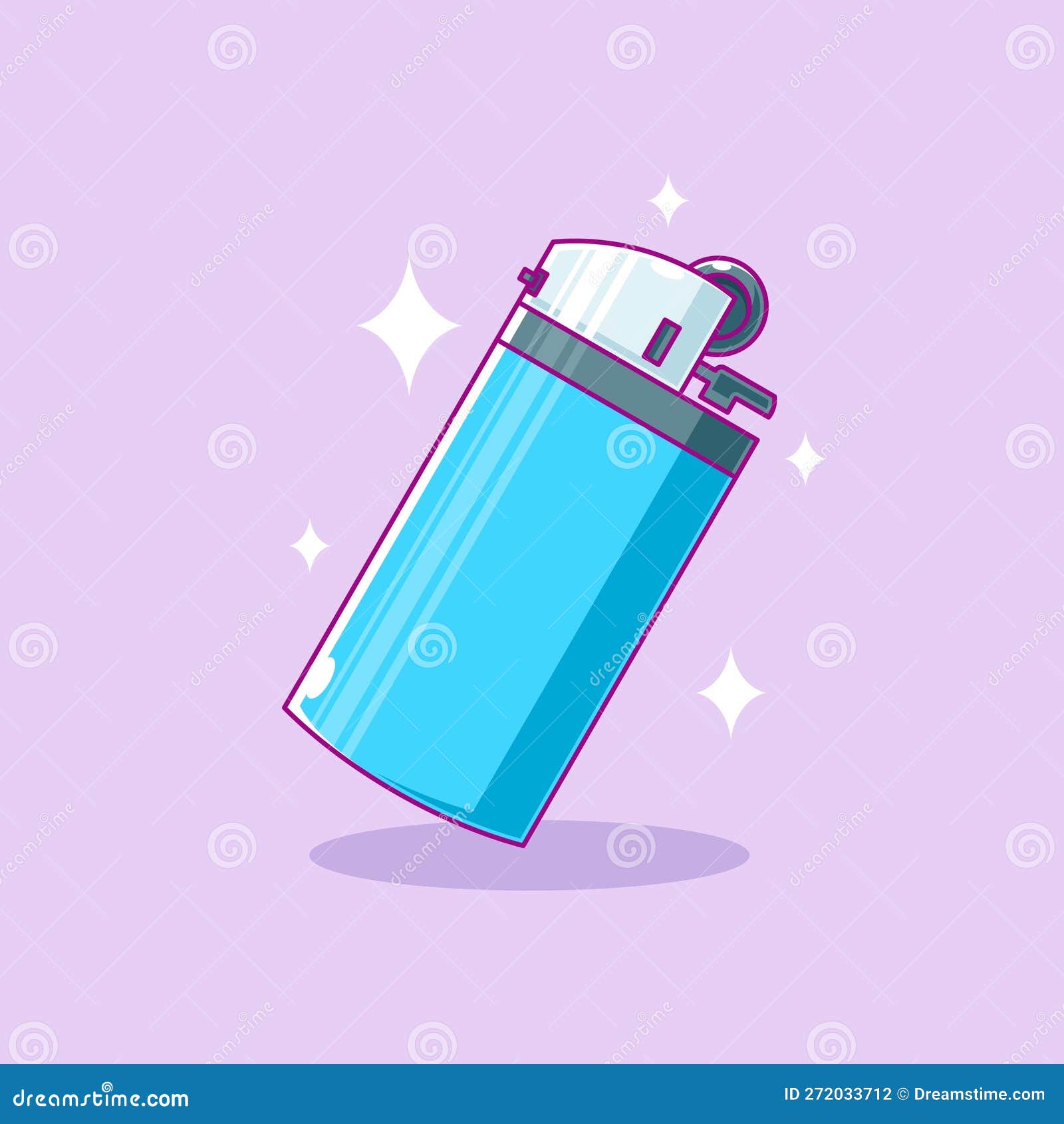 Sad Lighter Cartoon Stock Illustration | CartoonDealer.com #48180427