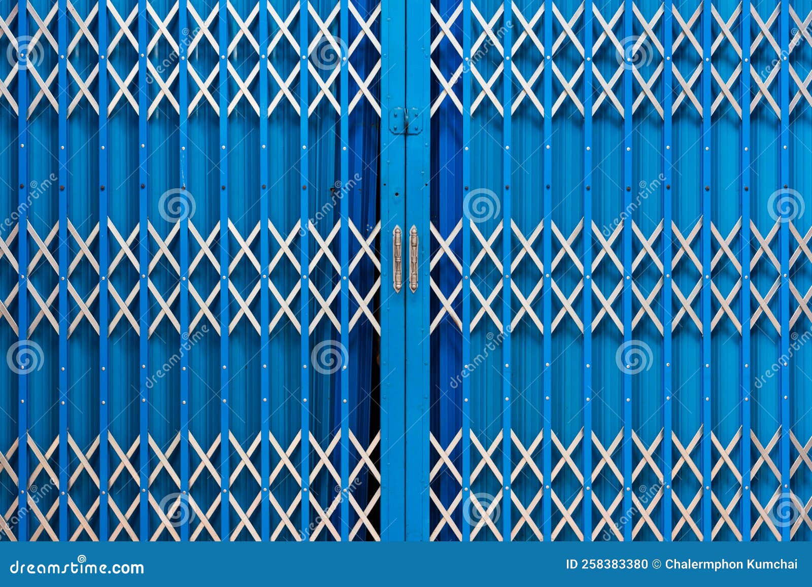 Blue Gate Can Be Used for Background Stock Photo - Image of backdrop ...