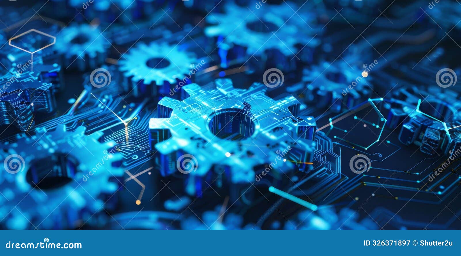 Blue Gears in a Digital Transformation Design Emphasizing AI Big Data ...