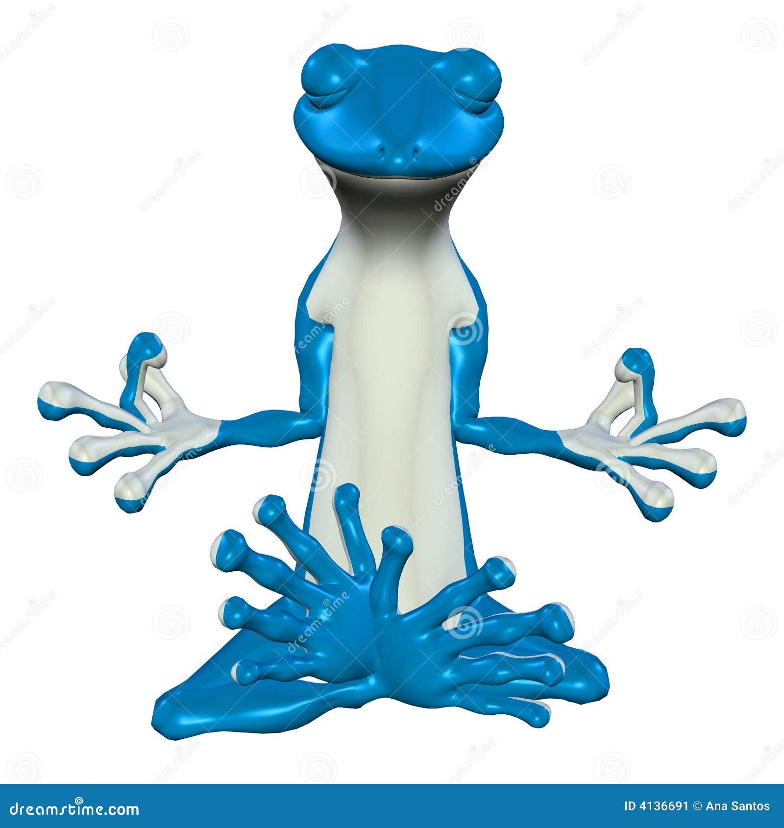 Blue Gecko Meditating Stock Illustrations – 1 Blue Gecko Meditating ...