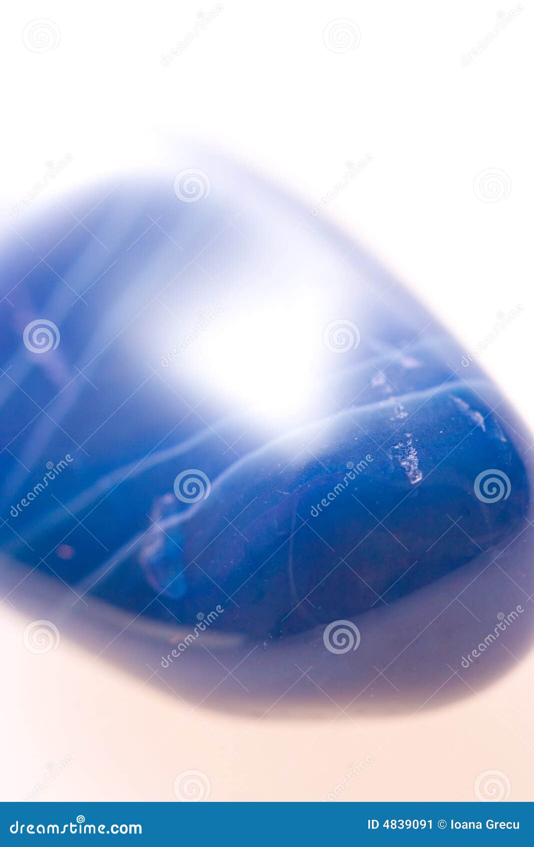 Blue gem stock image. Image of geology, design, rock, polished - 4839091