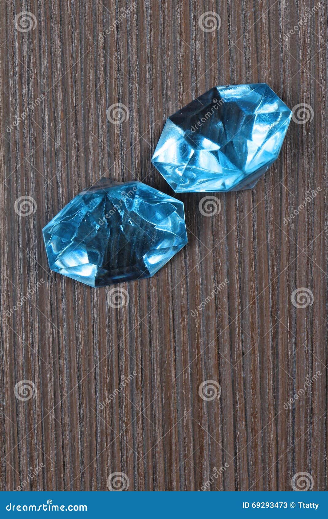 Blue gem stones stock image. Image of gemstone, crystal - 69293473