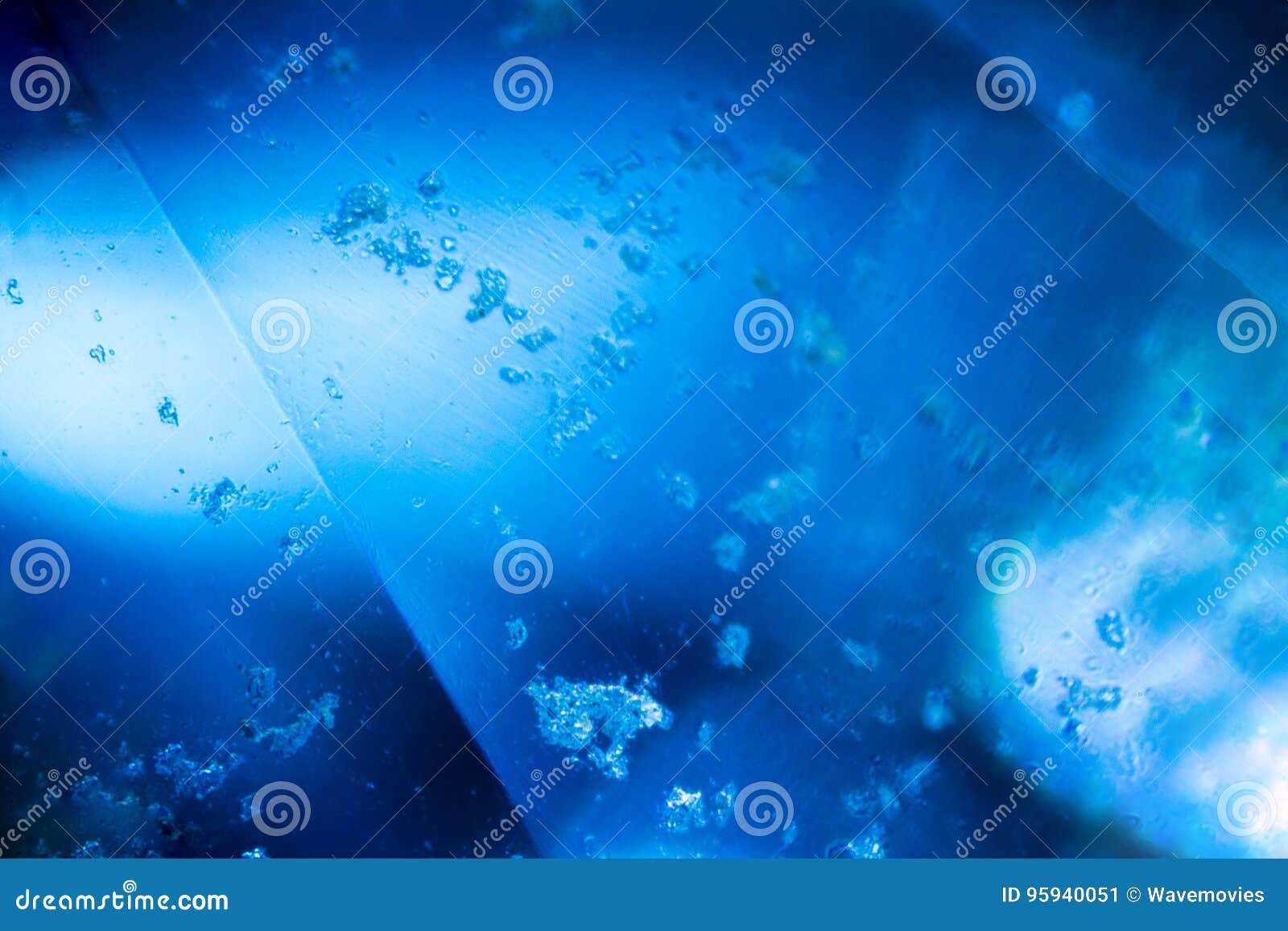 Blue Gem Under the Microscope Stock Image - Image of color, macro: 95940051