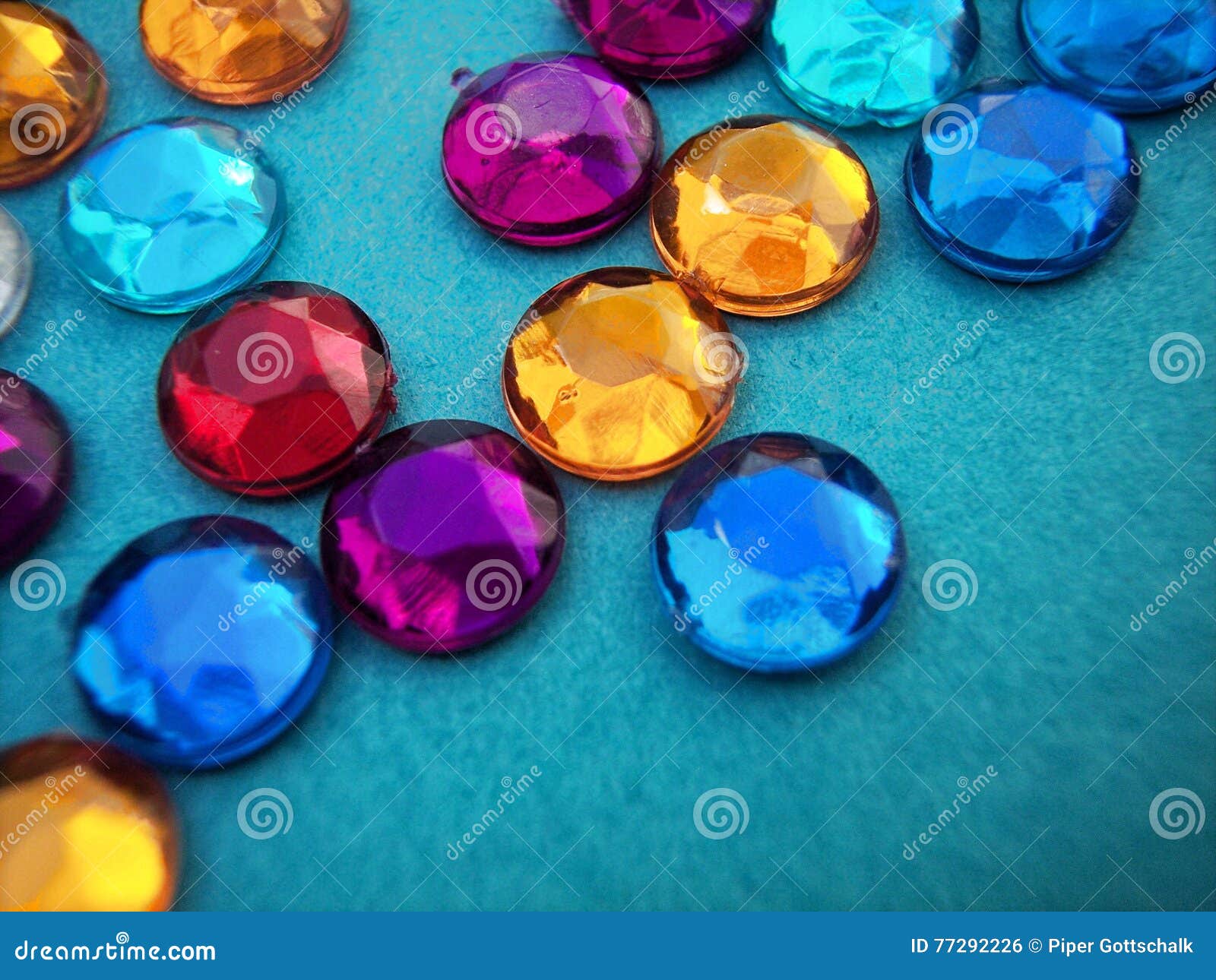 Blue Gems stock photo. Image of shiny, colors, multicolored - 77292226