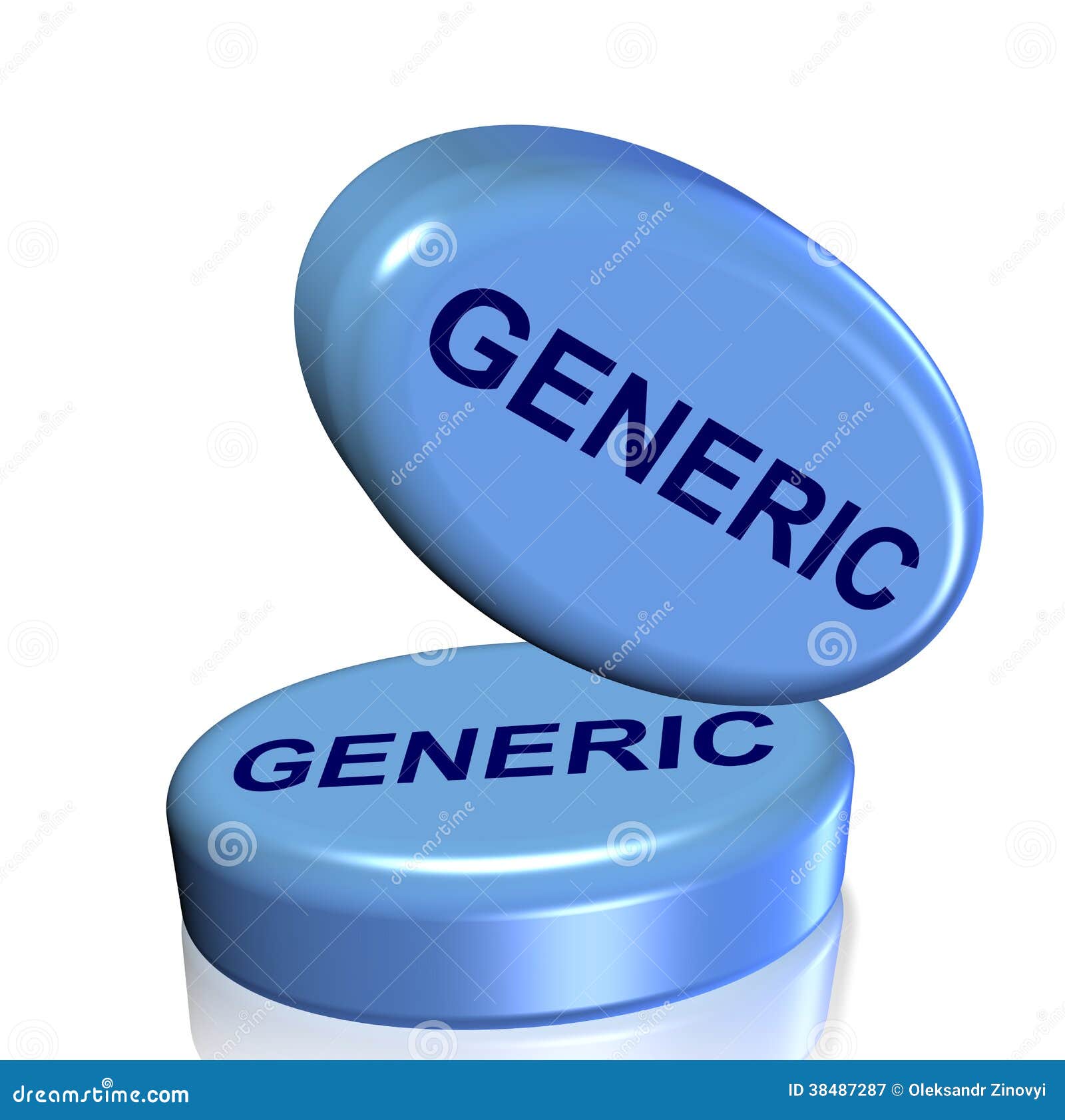 Blue generic drug stock illustration. Illustration of medicine - 38487287