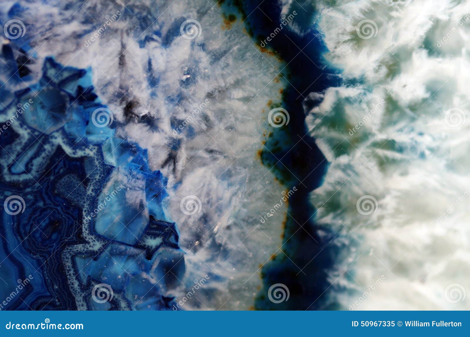 Blue Geode Macro stock image. Image of aggregate, decorative - 50967335