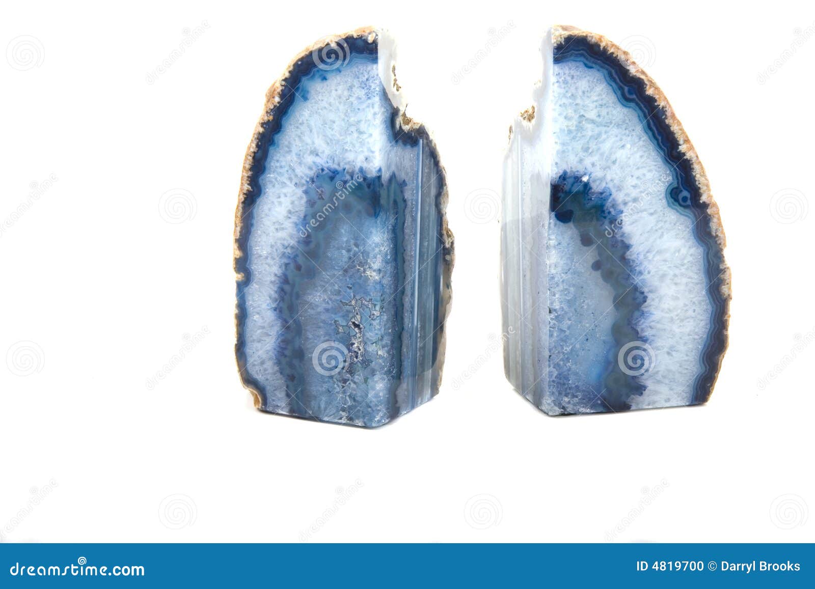 Blue Geodes stock photo. Image of nature, geology, blue - 4819700