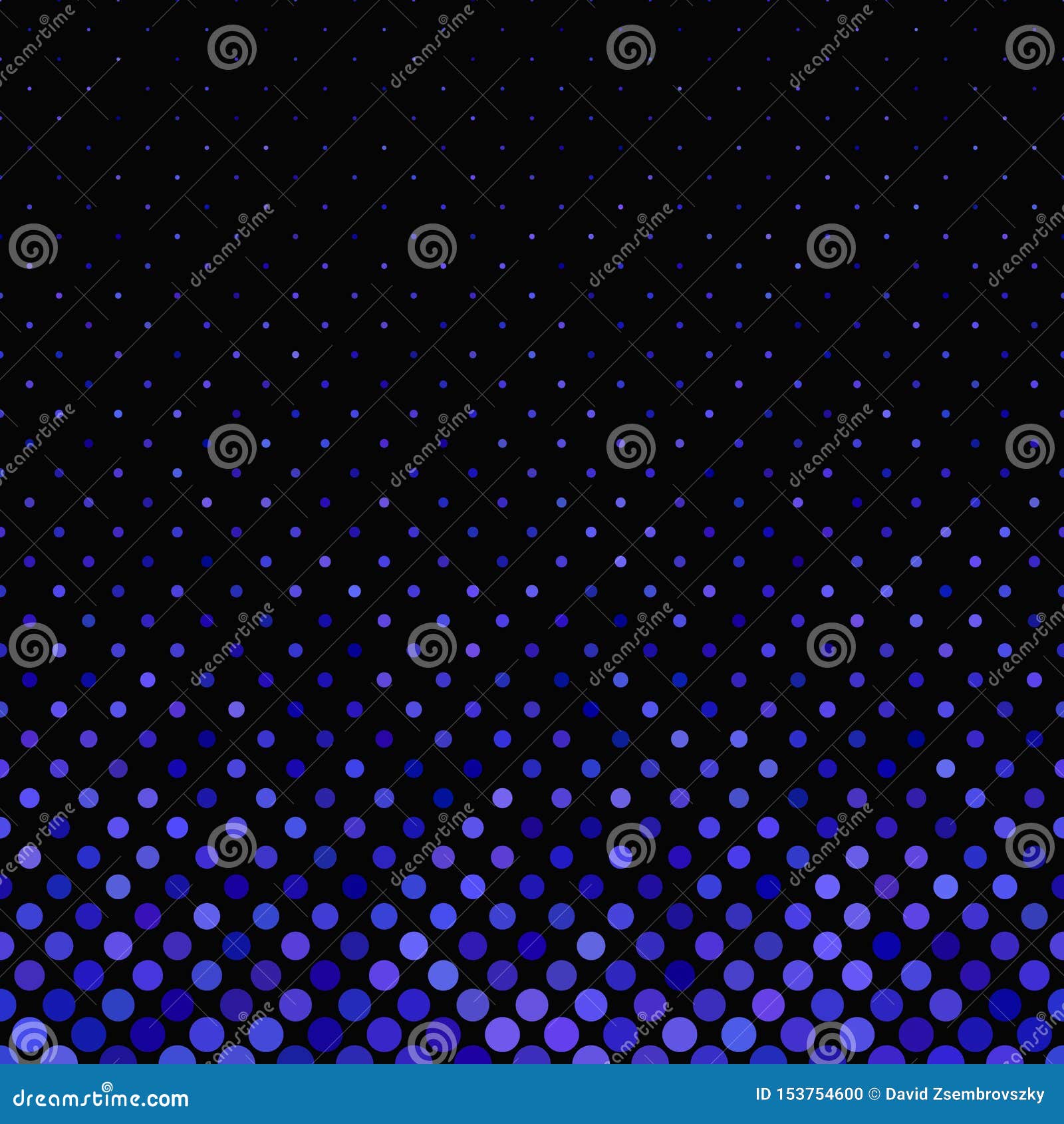 Blue Geometric Abstract Dot Pattern Background Stock Vector ...