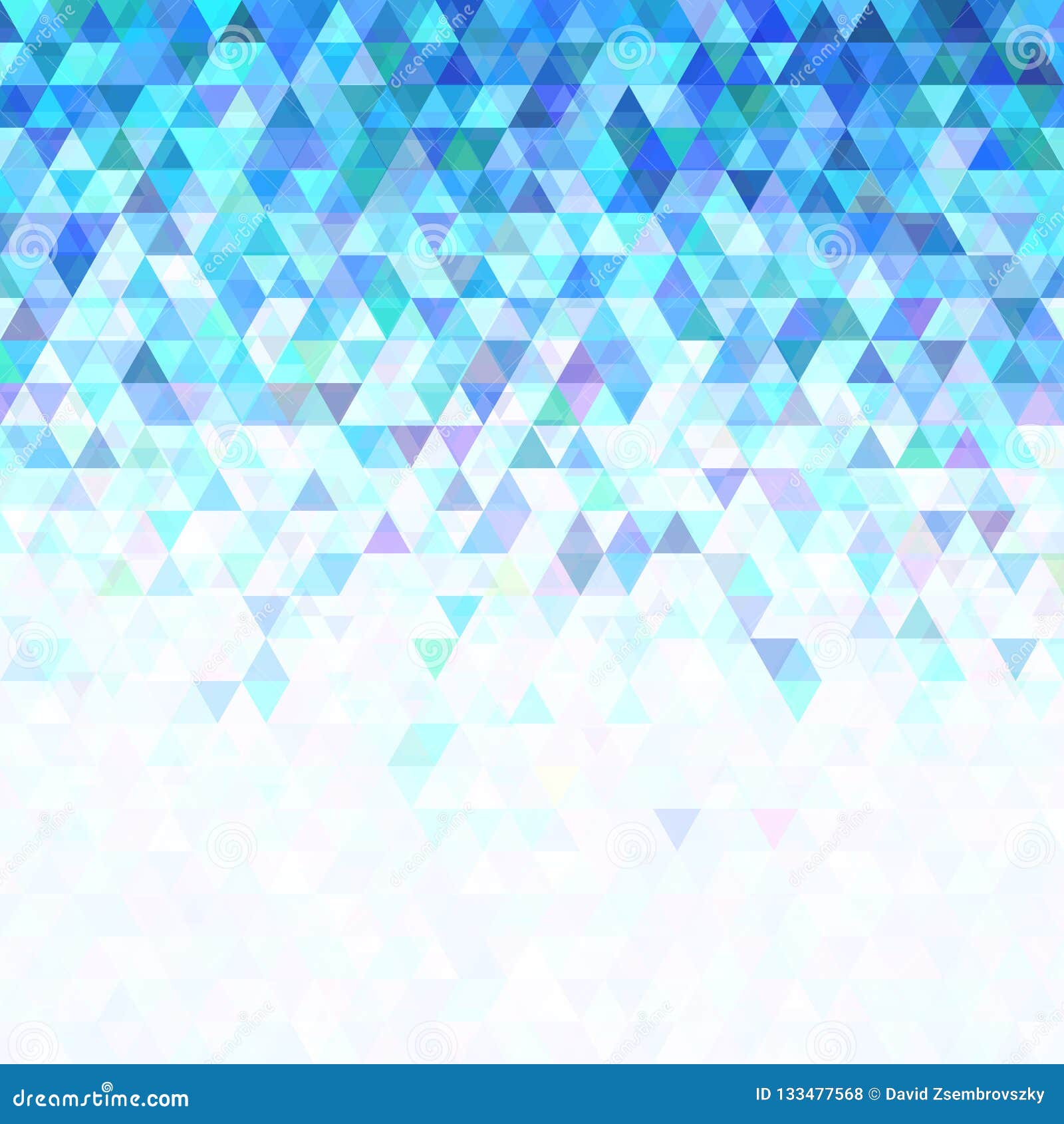 Blue Geometric Abstract Double Triangle Background Template Stock ...