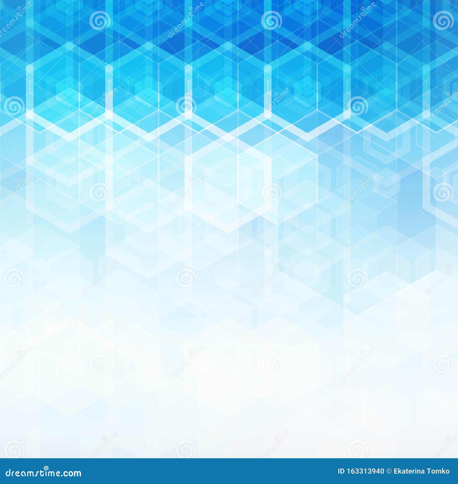Blue Geometric Abstract Double Triangle Background Template. Eps 10 ...