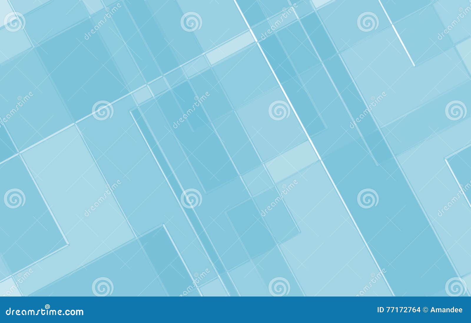 Blue Geometric Background with Angled Lines Blocks Squares in Glass ...