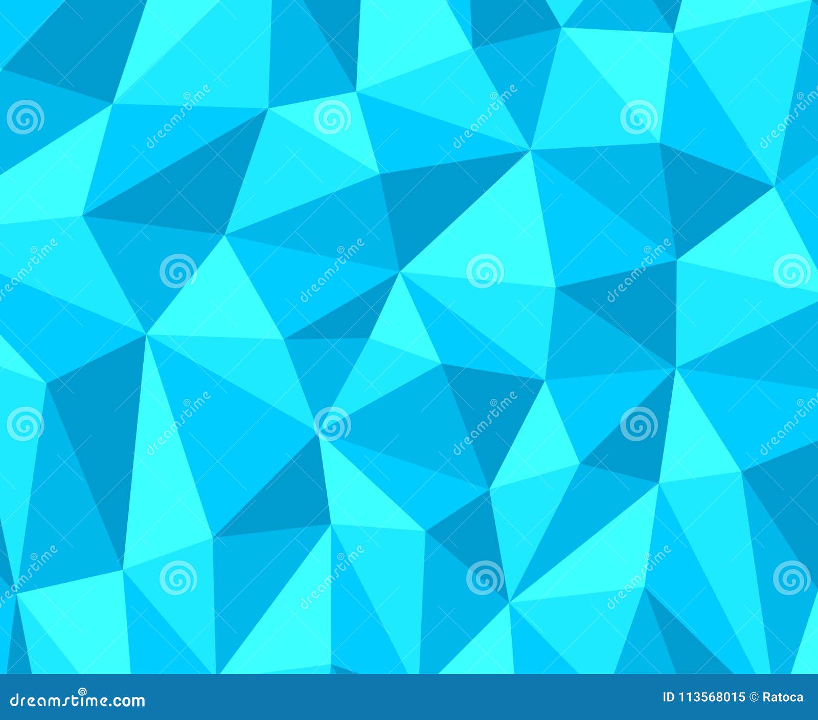 Blue geometric background stock vector. Illustration of mosaic - 113568015