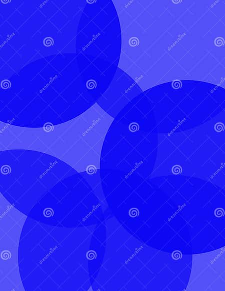 Blue Geometric Circle Pattern. Stock Illustration - Illustration of ...