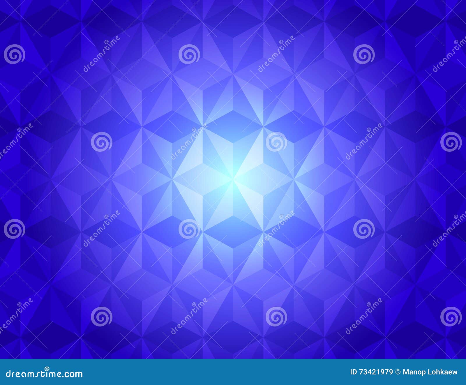 Blue Geometric Gradient Illuminated Pattern Abstract Background Stock ...
